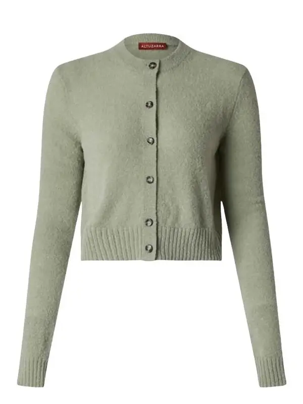 Altuzarra - Altuzarra Thea Alpaca Wool Button-Front Sweater