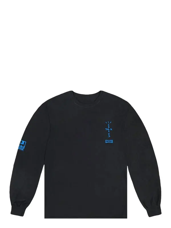 TRAVIS SCOTT Cj Portal Long-sleeve T-shirt - Black