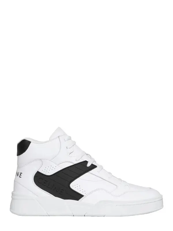 Celine Ct-06 High-top Sneakers - Optic White/black