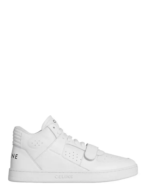 Celine Ct-02 Mid Top Sneakers - Optic White
