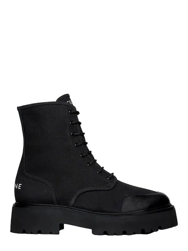 Celine Lace-up Boot - Black
