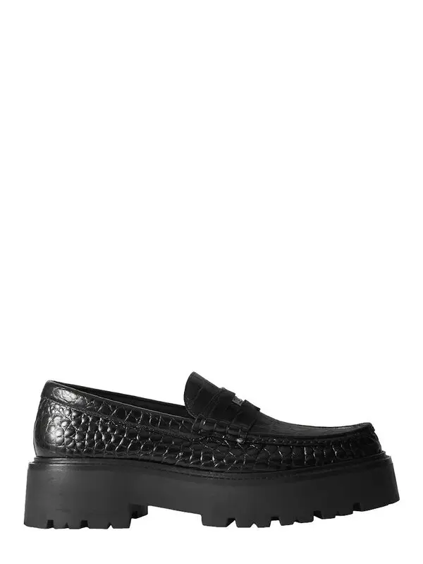 Celine Chunky Penny Loafer - Black