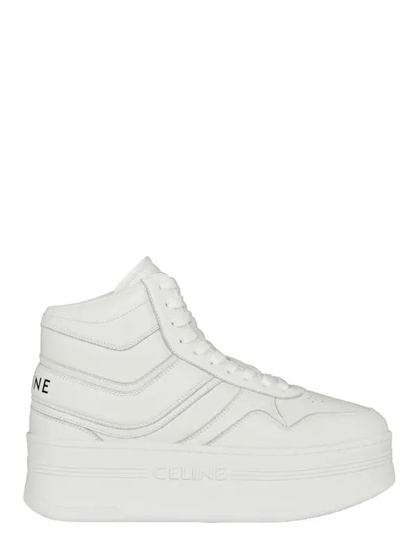 Celine Mid Block Sneakers - Optic White