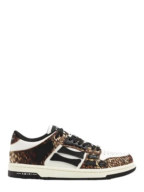 Amiri Skel Top Low Leopard Sneakers - Multicolor