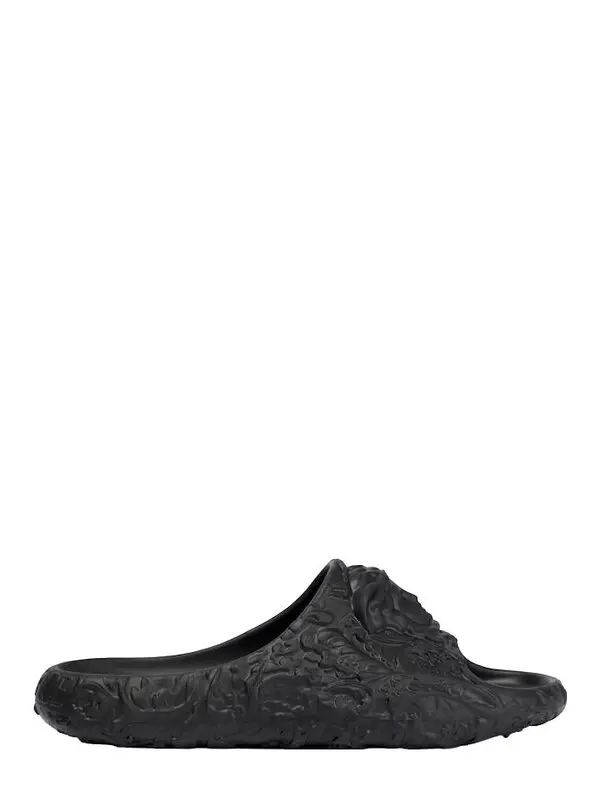 Versace Dimension Medusa Slide - Black