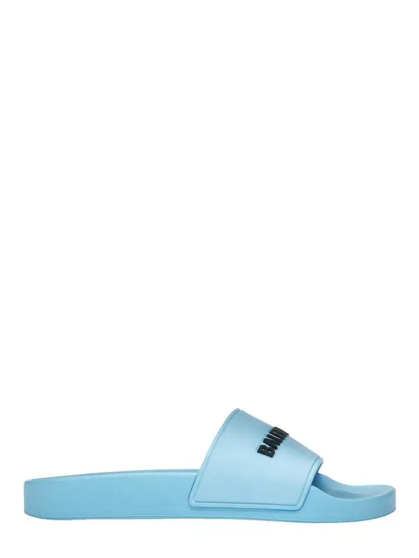 Balenciaga Pool Slide - Blue Sky/black