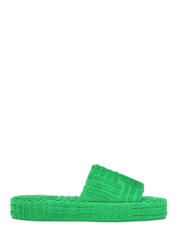 Bottega Veneta Resort Sponge Slide - Grass