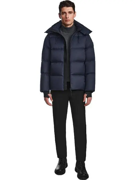 Rudsak Daniel Hooded Down Puffer - Black