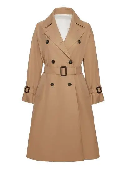 Rudsak Tailored Trench Coat With Removable Belt - Yellow / Neutral