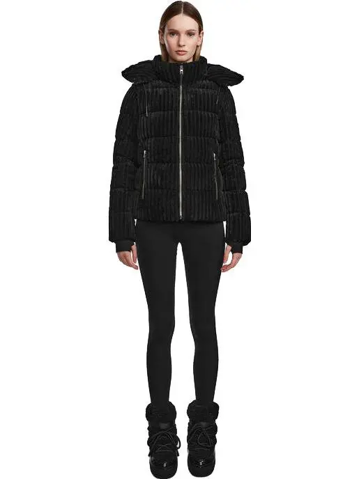 Rudsak Mirry Ff Short Puffer Jacket - Black