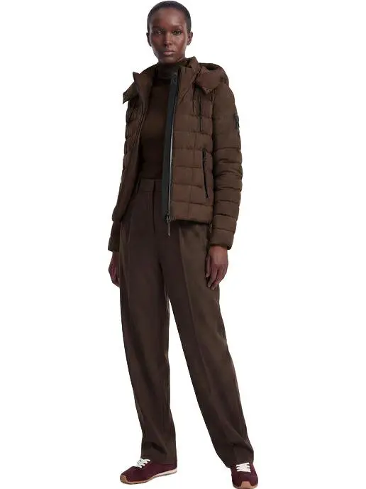 Rudsak Fitted Lightweight Down Puffer - Brown