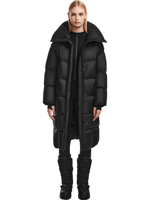 Rudsak Long Down Puffer Coat - Black