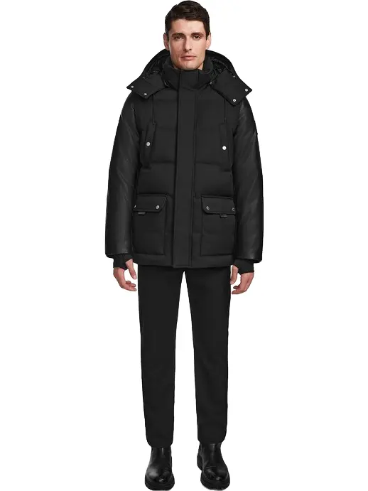 Rudsak Ricky R Quilted Down Parka - Black