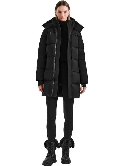 Rudsak Joelle Quilted Down Coat - Black