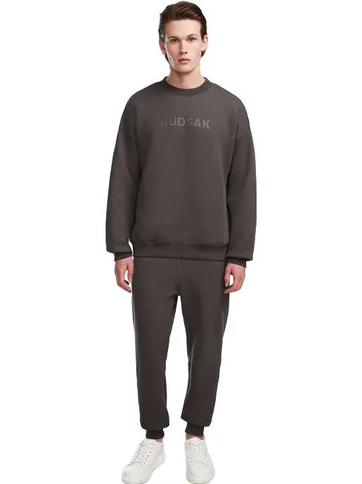 Rudsak Bryn Crewneck Sweatshirt - Black / White / Pink / Gray