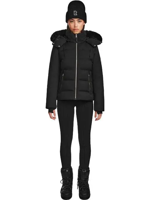 Rudsak Quilted Down Coat - Black