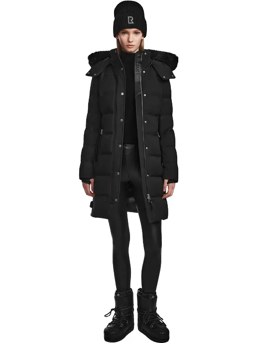 Rudsak Quilted Down Coat - Black