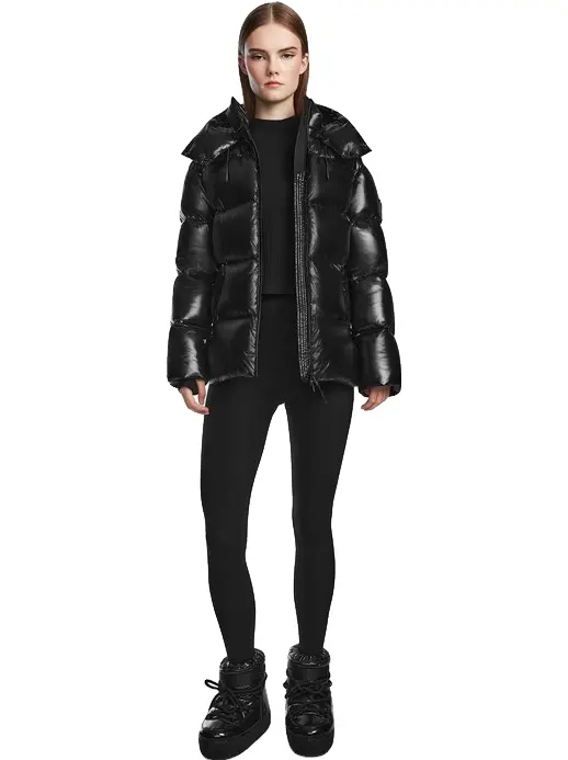 Rudsak Rita Hooded Down Puffer - Black