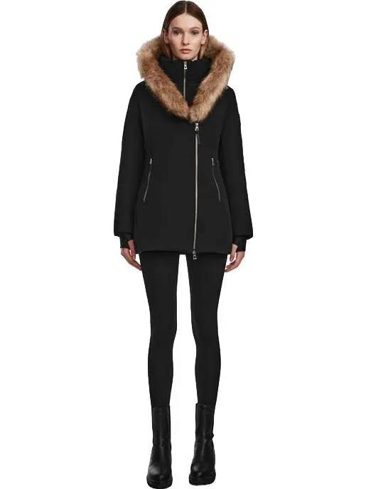 Rudsak Aurore Short Fitted Down Parka - Black