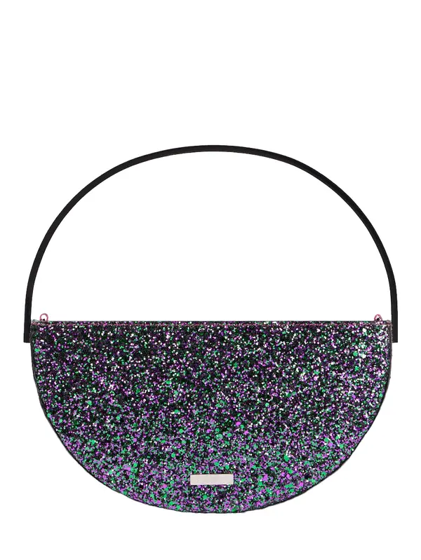 AQUAZZURA Purist Mini Glitter Clutch - Multicoloured