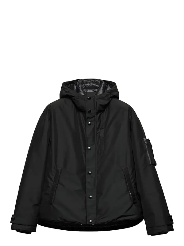 Prada Tech Nylon Puffer Jacket - Nero