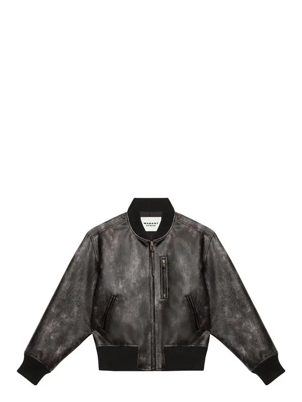 MARANT ETOILE Crisley Bomber Jacket - Black