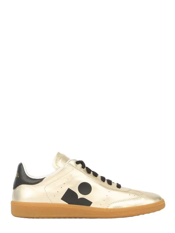 Isabel Marant Kaycee Low-top Sneakers - Light Gold/black
