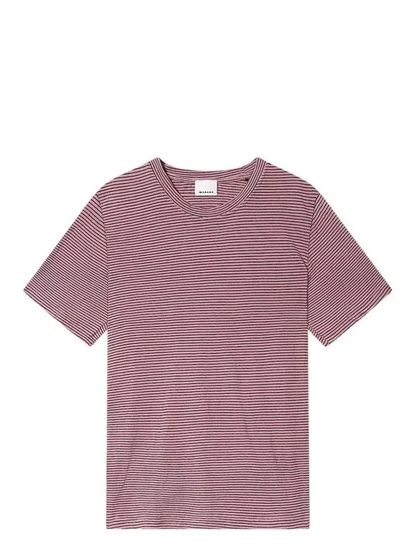 Isabel Marant Leon T-shirt - Light Pink/black