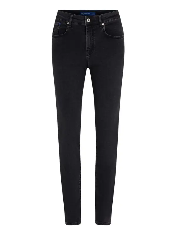 Karl Lagerfeld Five-pocket Skinny Jeans - Black