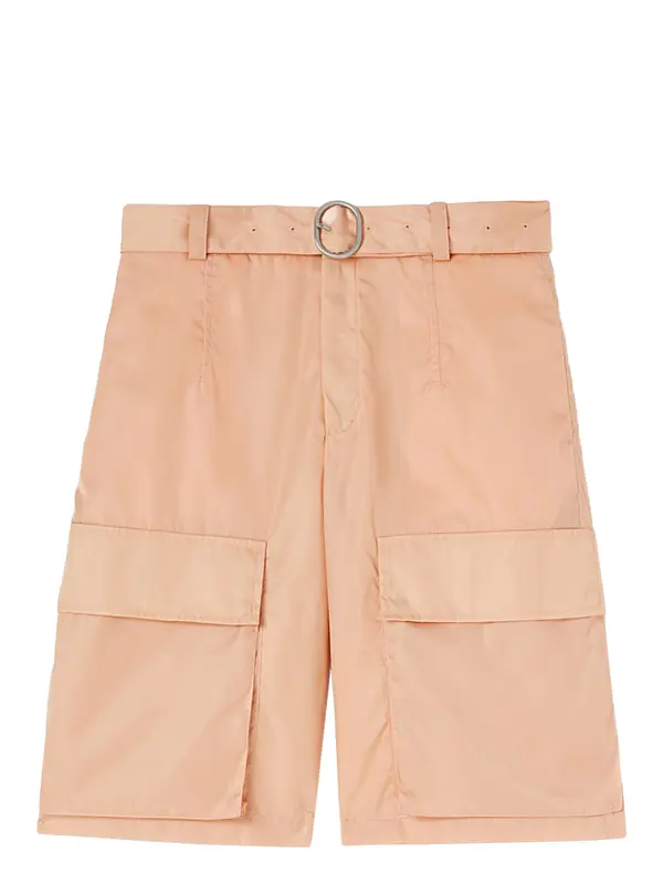 JIL SANDER Belted Shorts - Pink