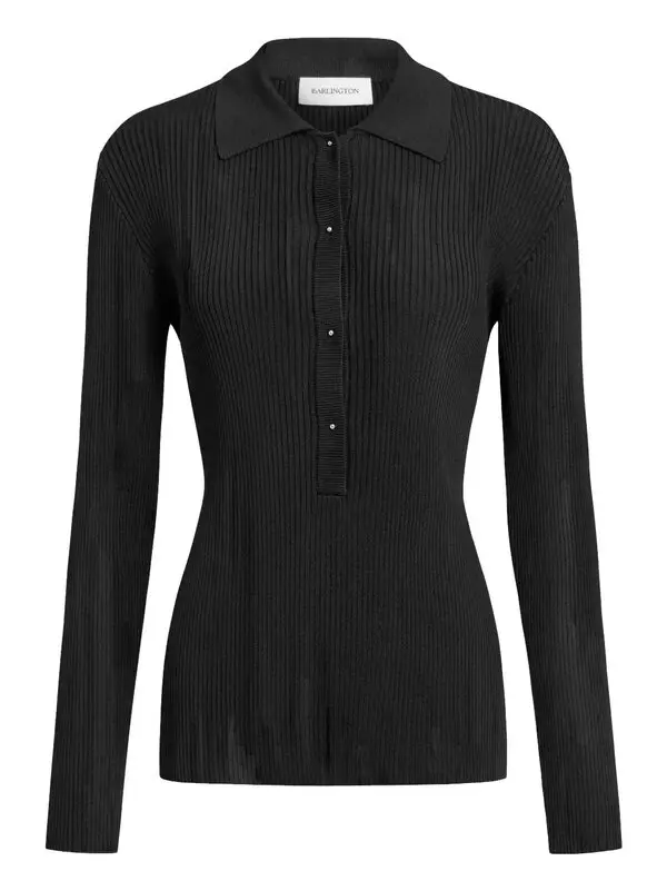 16Arlington Cisca Polo Top - Black