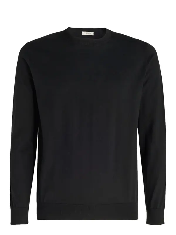 PAOLO PECORA Cotton Jumper - Black