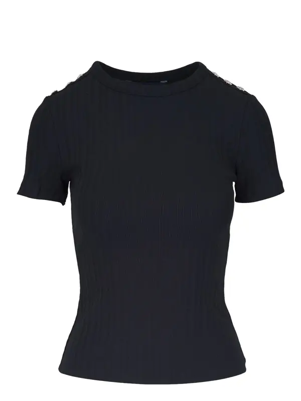 Veronica Beard Draya Top - Black