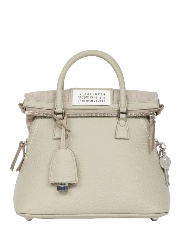 MAISON MARGIELA 5ac Classique Mini Tote - Neutrals