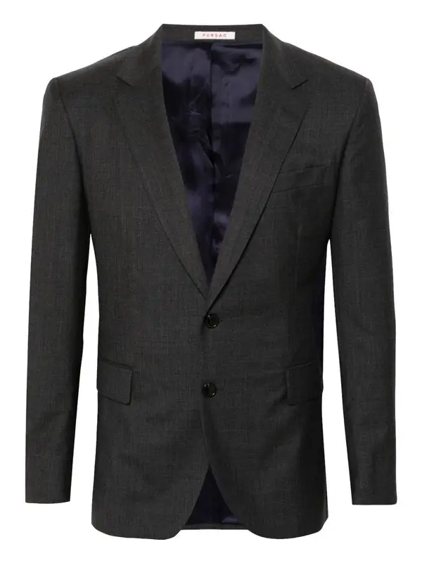 FURSAC Virgin Wool Blazer - Grey