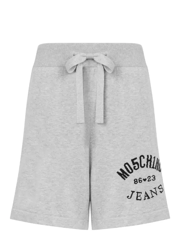 Moschino Logo-print Shorts - Grey