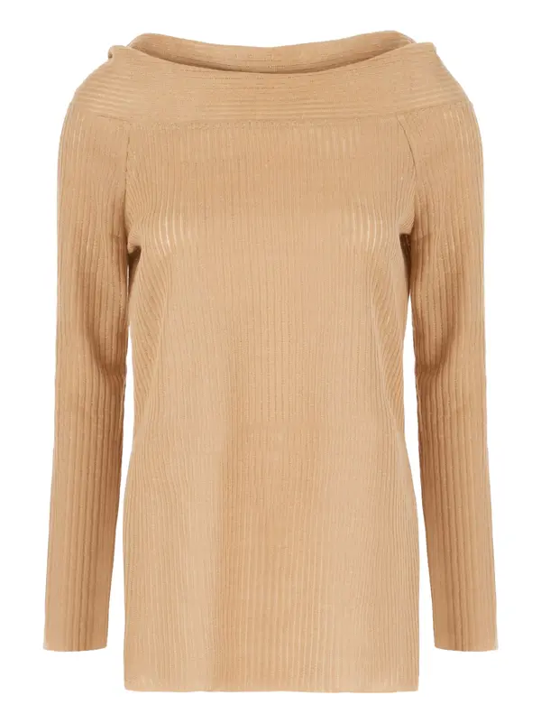 Alberta Ferretti Linen Jumper - Neutrals
