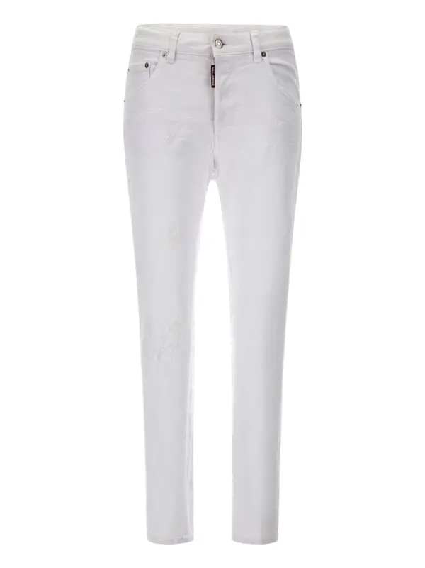 Dsquared2 High-rise Skinny Jeans - White
