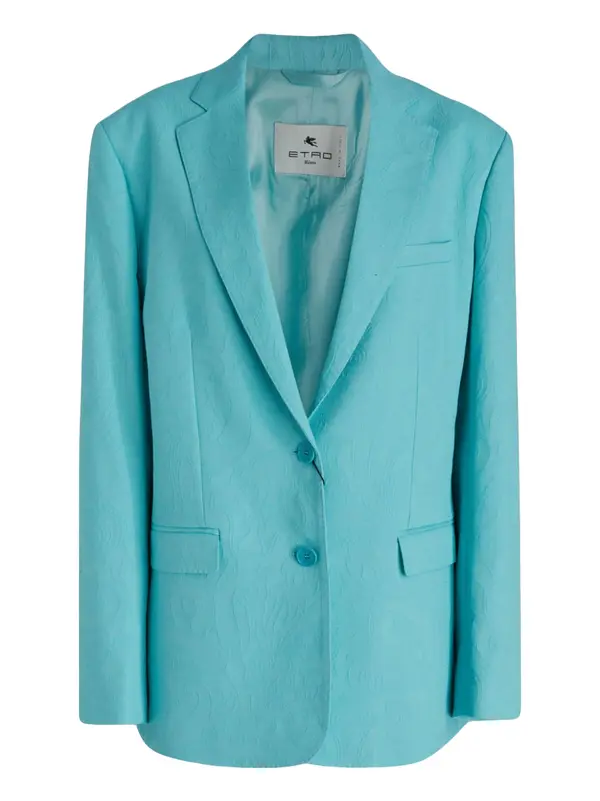Etro Jacquard Blazer - Blue