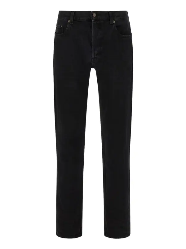 Saint Laurent Straight Leg Jeans - Black