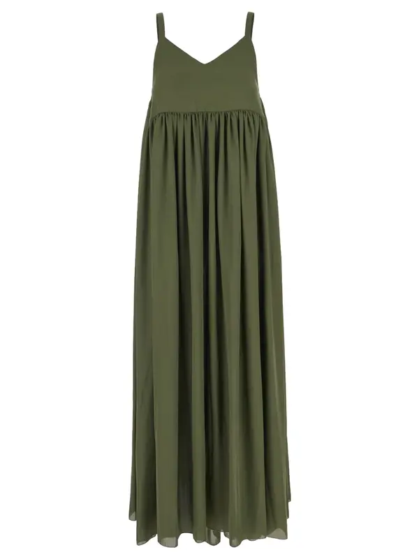 BALLANTYNE V-neck Maxi Dress - Green