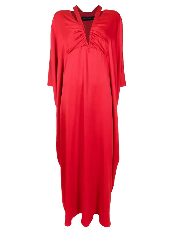 GLORIA COELHO X Isabella Fiorentino Kaftan-style Maxi Dress - Red