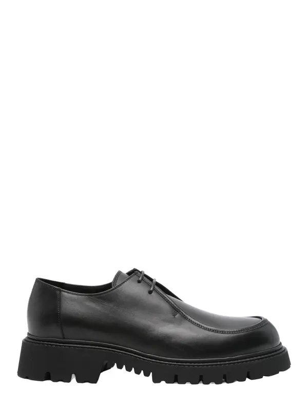 DOUCAL'S X Neil Barrett Leather Derby Shoes - Black