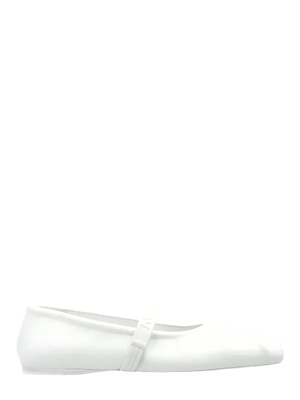 Marni Leather Ballet Flats - White