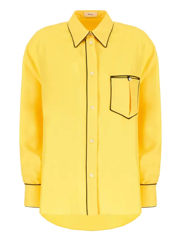 Bally Silk Shirt - Yellow