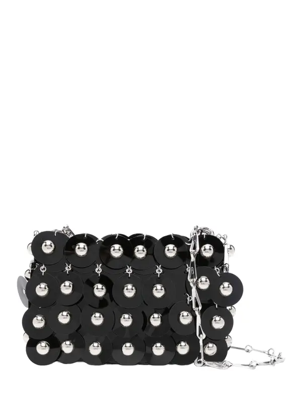 Rabanne Sparkle Shoulder Bag - Black