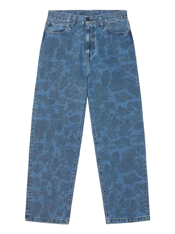 Carhartt Work In Progress Duck Landon Pant - Blue Camo Duck