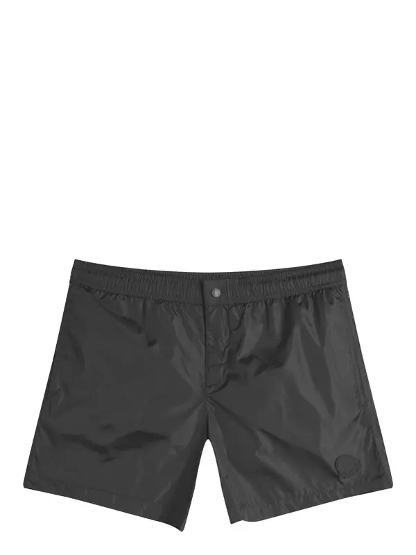 Moncler Logo Swim Shorts - Black