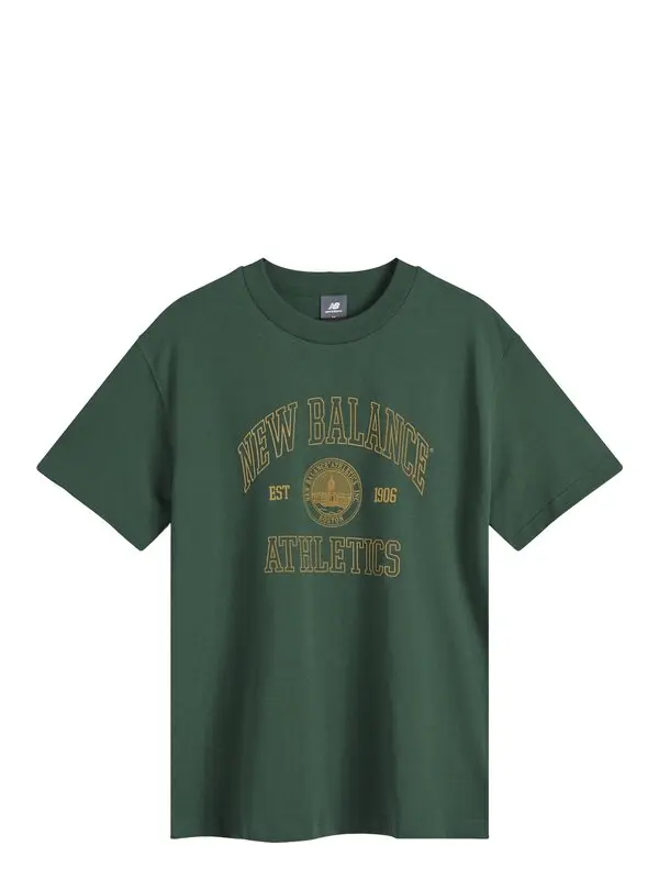NEW BALANCE Varsity Oversized T-shirt - Nightwatch Green