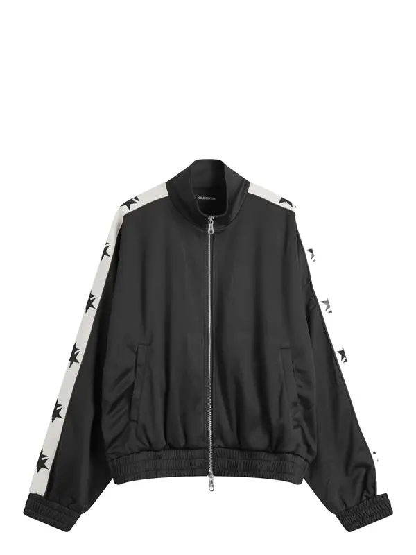 COLE BUXTON Two Star Track Jacket - Black